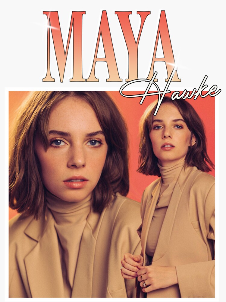"Maya hawke " Sticker for Sale by GerdaErica | Redbubble