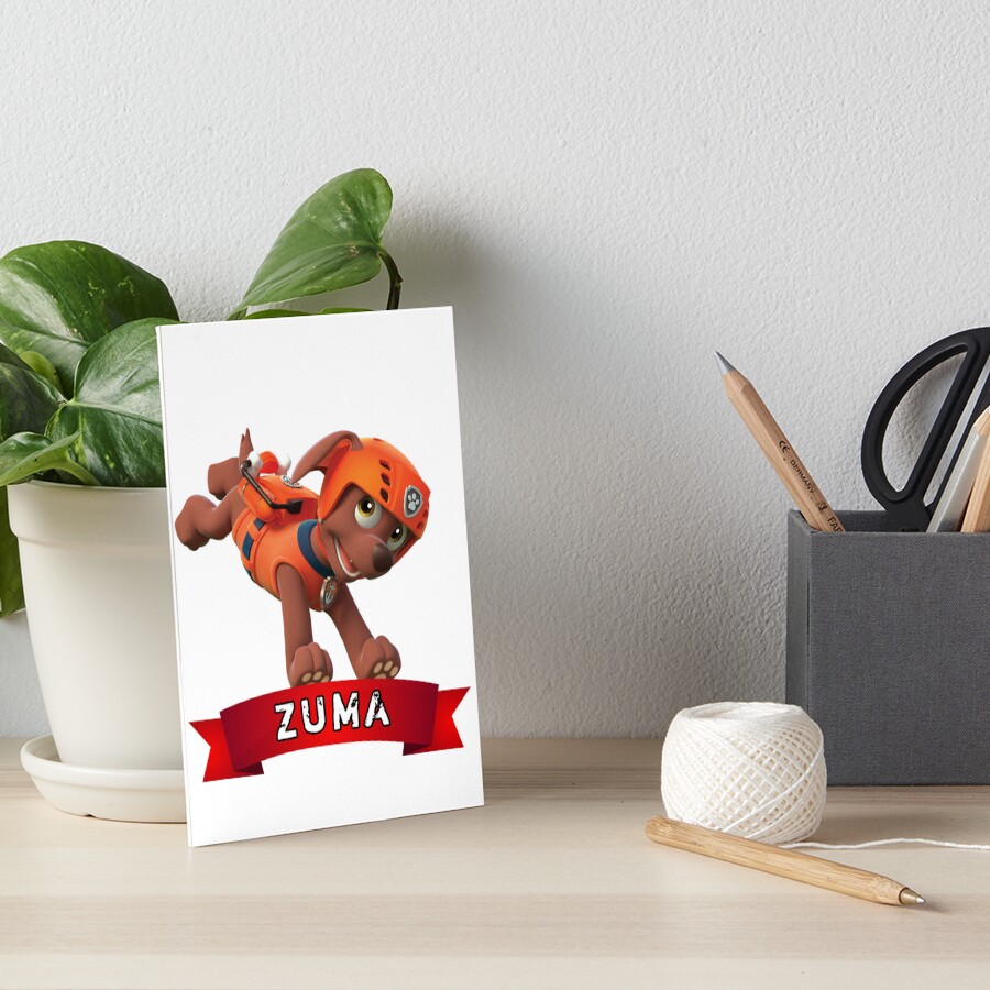 "Paw patrol logo stickers | paw patrol zuma" Art Board Print by ...