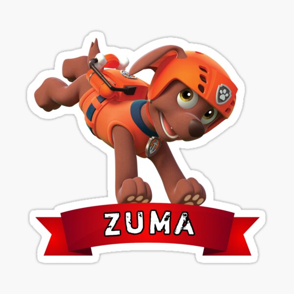 "Paw patrol logo stickers | paw patrol zuma" Sticker for Sale by ...