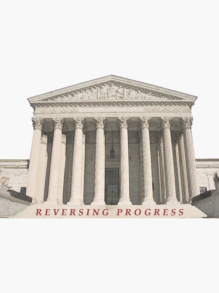 "Reversing Progress" Sticker for Sale by SAR-Design | Redbubble