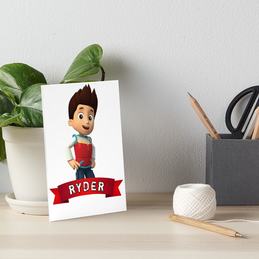 "Paw patrol logo stickers | paw patrol Ryder" Art Board Print by ...