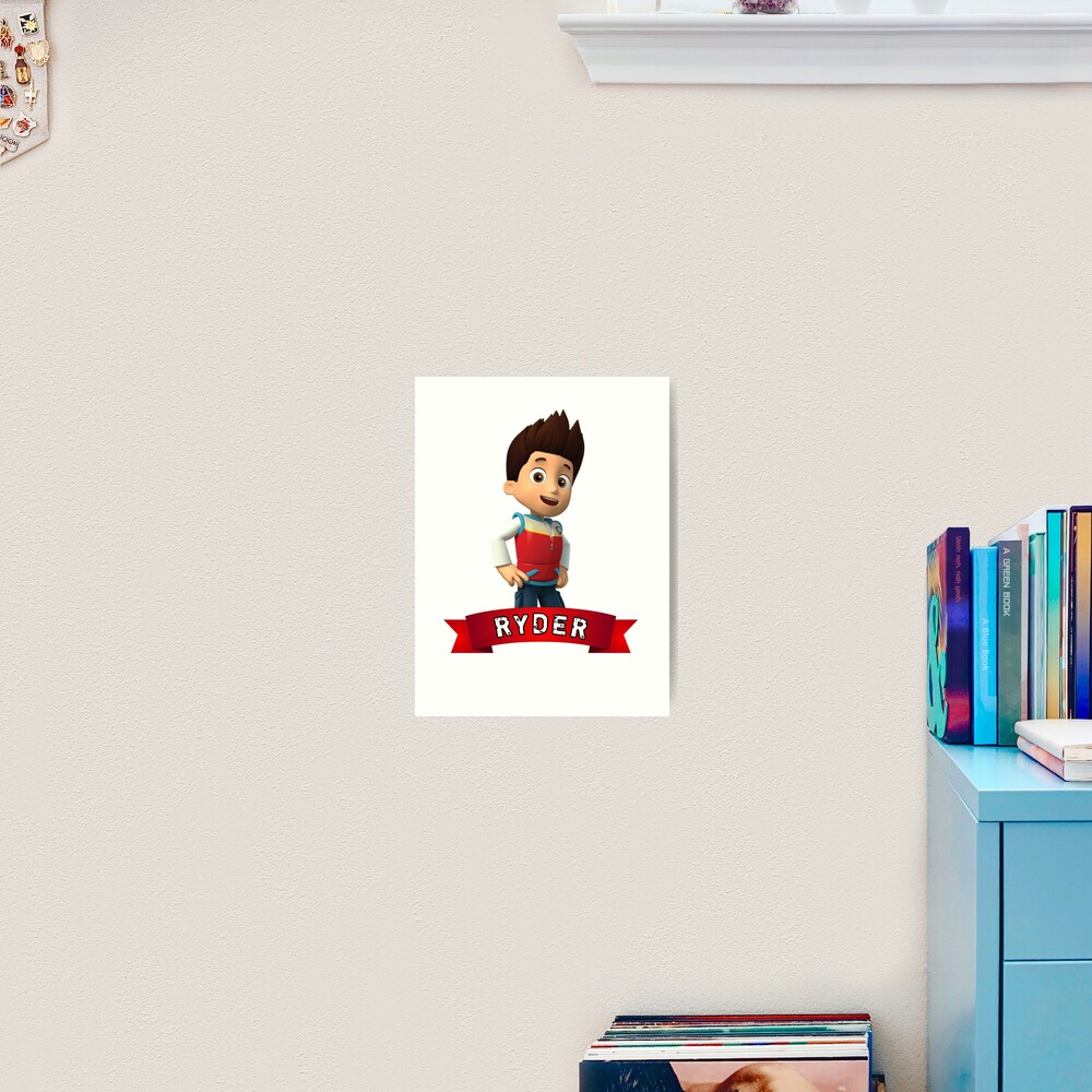 "Paw patrol logo stickers | paw patrol Ryder" Art Print for Sale by ...