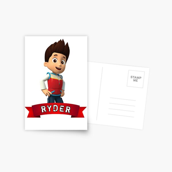 "Paw patrol logo stickers | paw patrol Ryder" Postcard for Sale by ...