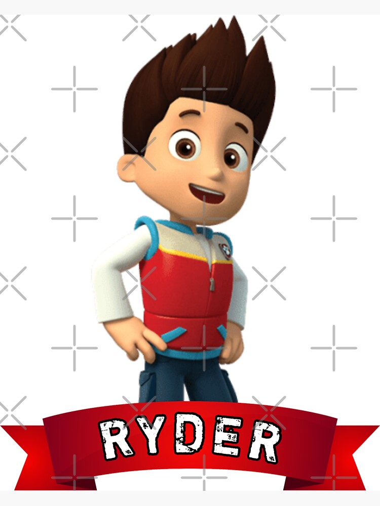 "Paw patrol logo stickers | paw patrol Ryder" Magnet by Desgin0001 ...