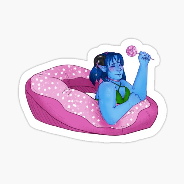"Summer Jester Lavorre" Sticker for Sale by Arcanesplashes | Redbubble