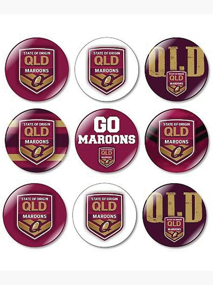 "of queensland maroons Long " Poster for Sale by peaceloveNH | Redbubble