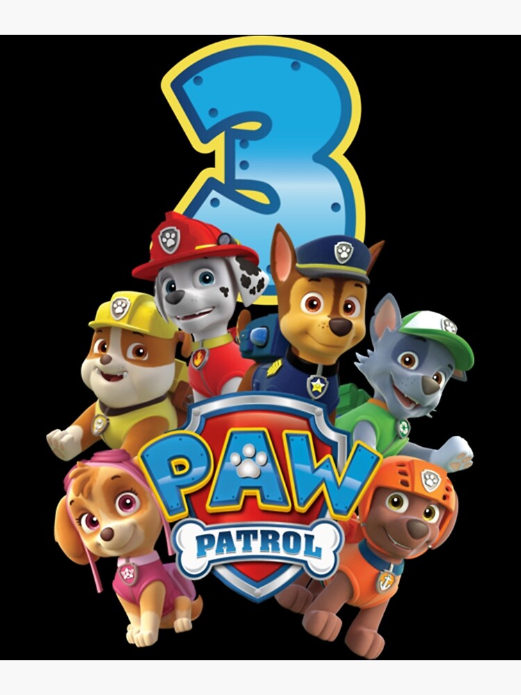 "paw patrol logo " Art Print for Sale by PrintdesignzF | Redbubble