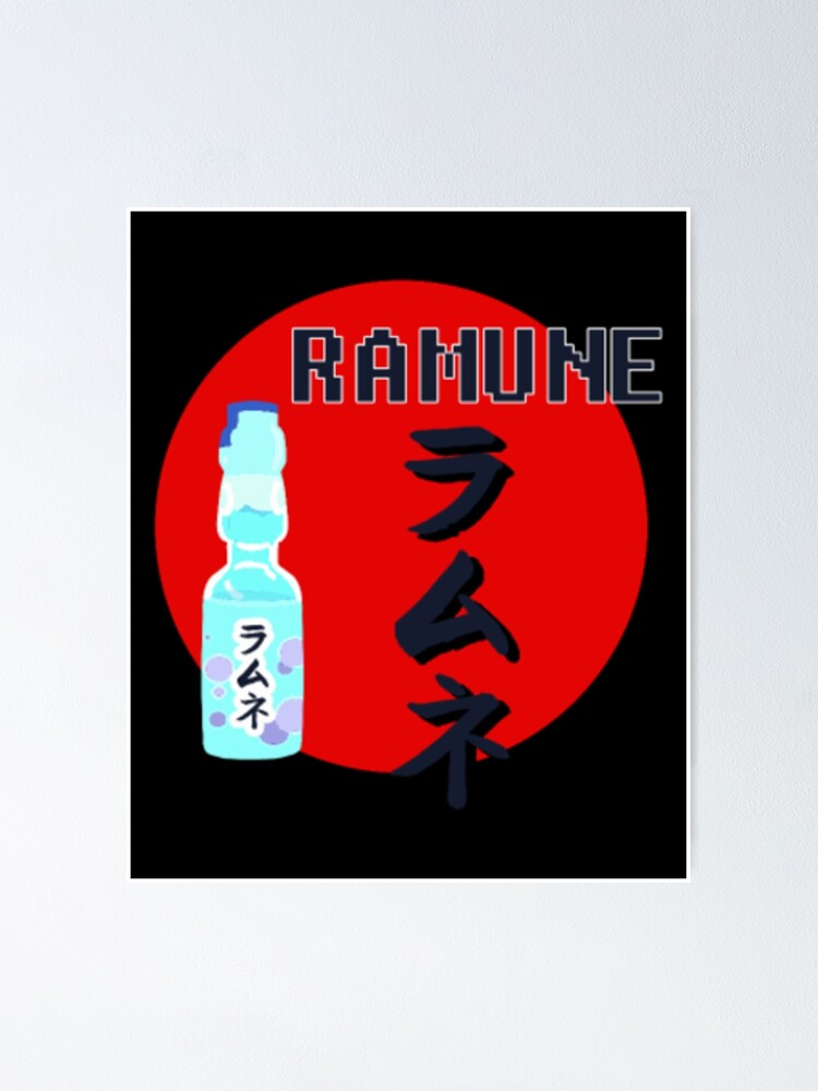 "ramune japanese soda" Poster for Sale by PutanVucan | Redbubble