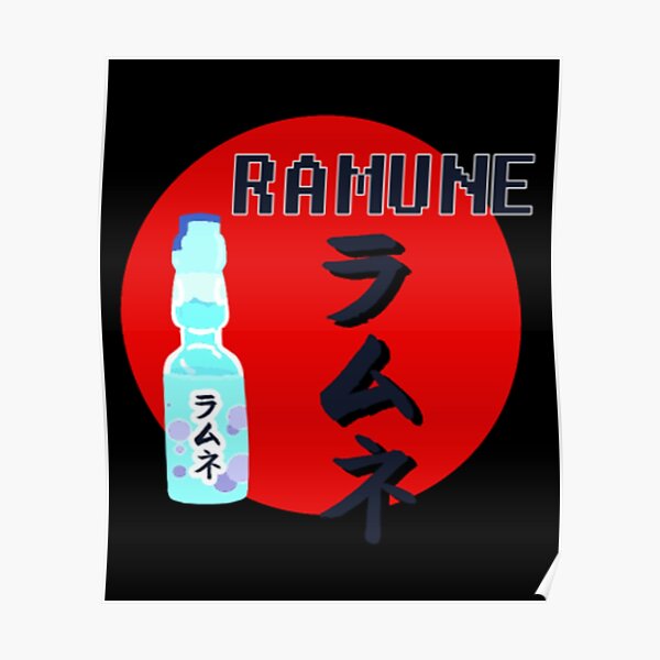 "ramune japanese soda" Poster for Sale by PutanVucan | Redbubble