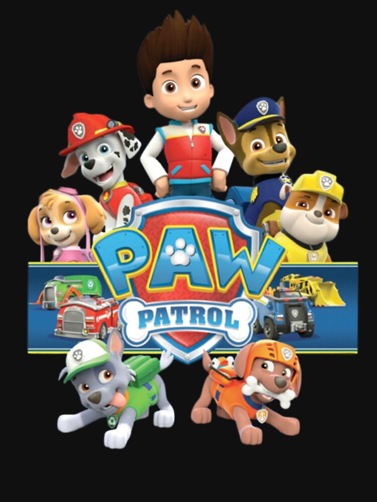 "paw patrol logo " T-shirt for Sale by PrintdesignzF | Redbubble | paw ...