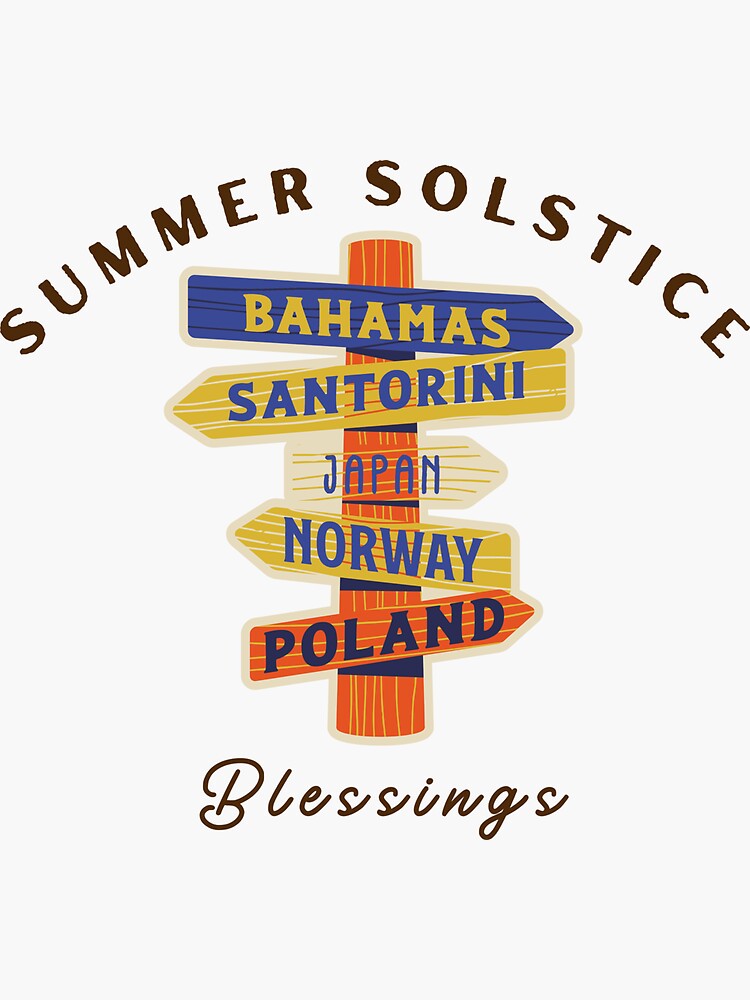 "Summer solstice blessings-cool classic retro feel for him or her ...