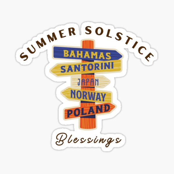 "Summer solstice blessings-cool classic retro feel for him or her ...