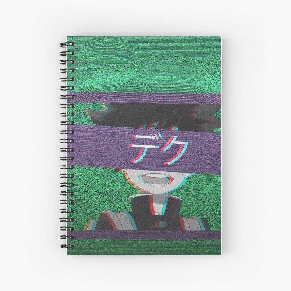 "Deku" Spiral Notebook for Sale by Crazy4lemons101 | Redbubble