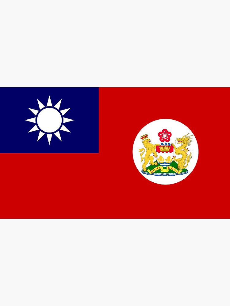 "Taiwanese ROC Hong Kong" Sticker for Sale by chiangkaishek | Redbubble