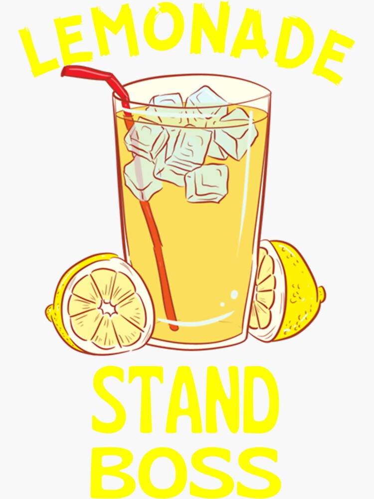 "awesome lemonade squad lemonade stand boss " Sticker for Sale by ...