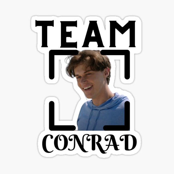 "Team Conrad Fisher - The summer I turned pretty" Sticker for Sale by ...