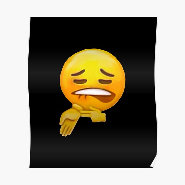 "Sheesh Face Meme Biting Lip And Pointing At Arm Pullover " Poster for ...