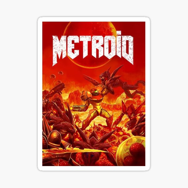 "Metroid" Sticker for Sale by SOUFIANECIH1 | Redbubble