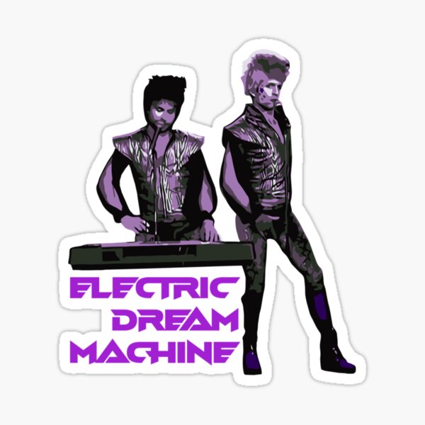 "Electric Dream Machine " Sticker for Sale by PrinceColor | Redbubble