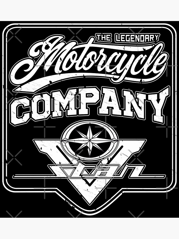 "The Legendary Motorcycle Company 2" Poster for Sale by KlaraBubble ...