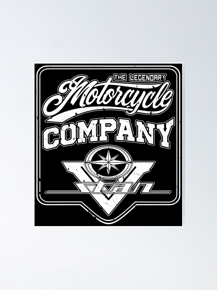"The Legendary Motorcycle Company 2" Poster for Sale by KlaraBubble ...