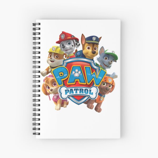 "Paw patrol logo stickers | paw patrol" Spiral Notebook for Sale by ...