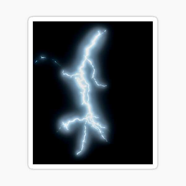 "Lightning Strike (Original)" Sticker for Sale by Nitrousdragon | Redbubble