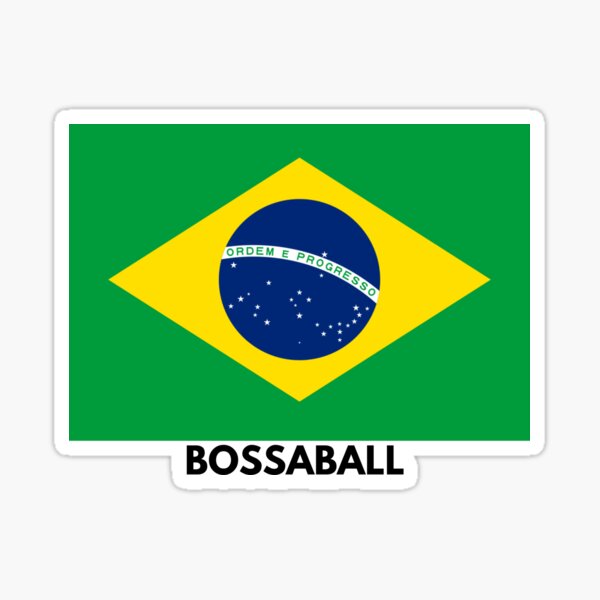"Bossaball Brasil" Sticker for Sale by ProtonProject | Redbubble