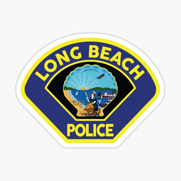 "Long Beach police department " Sticker for Sale by Tangoflow | Redbubble