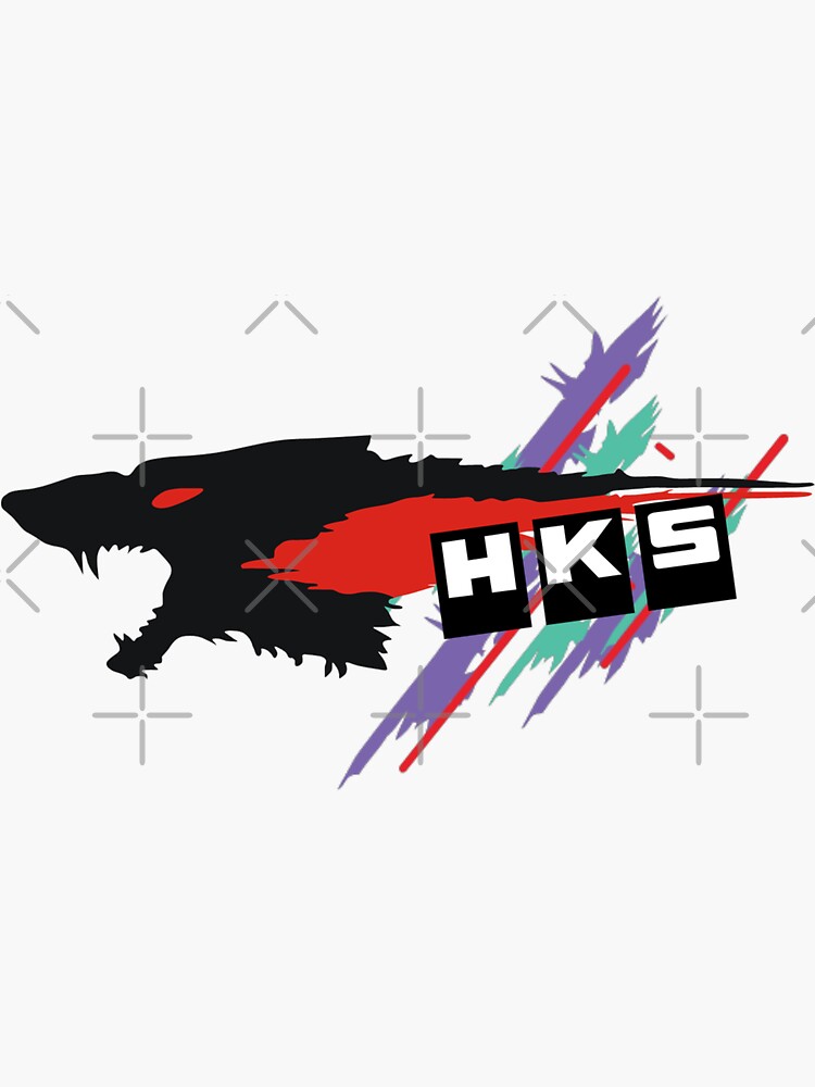"HKS Vintage Logo" Sticker for Sale by Vreuentaynia | Redbubble