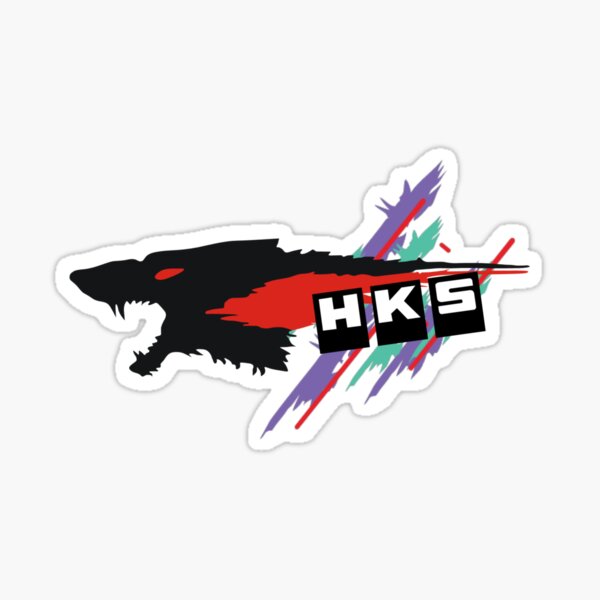 "HKS Vintage Logo" Sticker for Sale by Vreuentaynia | Redbubble