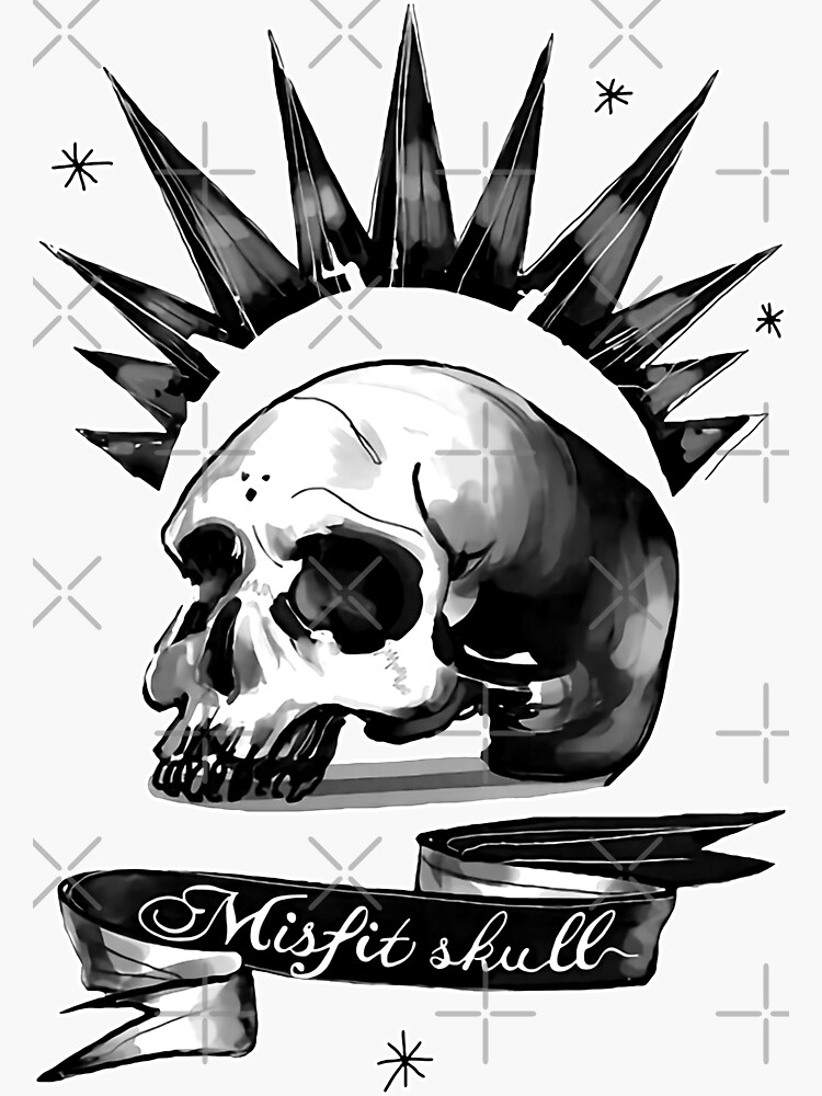 "Life Is Strange Misfit Skull" Sticker for Sale by MALAKAISTORE | Redbubble