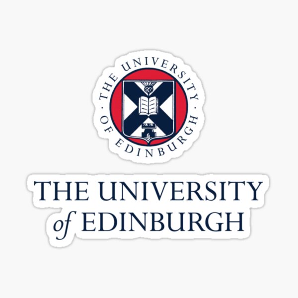 "The University of edinburgh Logo" Sticker for Sale by Darazshop ...