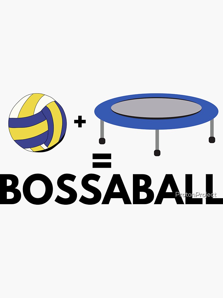 "Bossaball " Sticker for Sale by ProtonProject | Redbubble