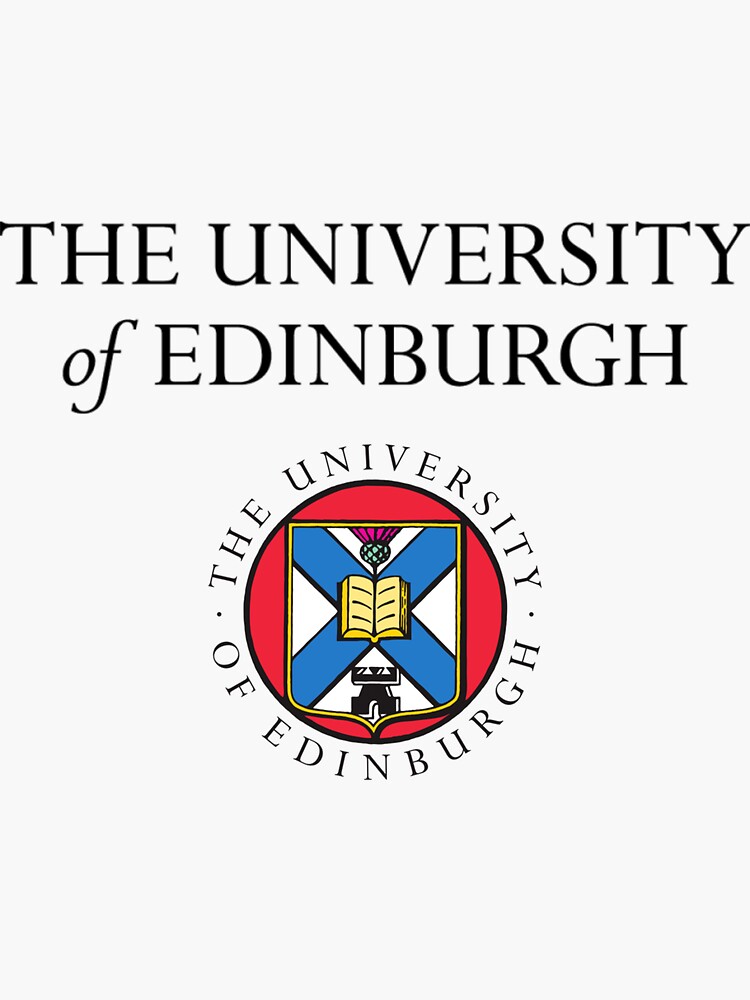 "The University of edinburgh Logo" Sticker for Sale by Darazshop ...