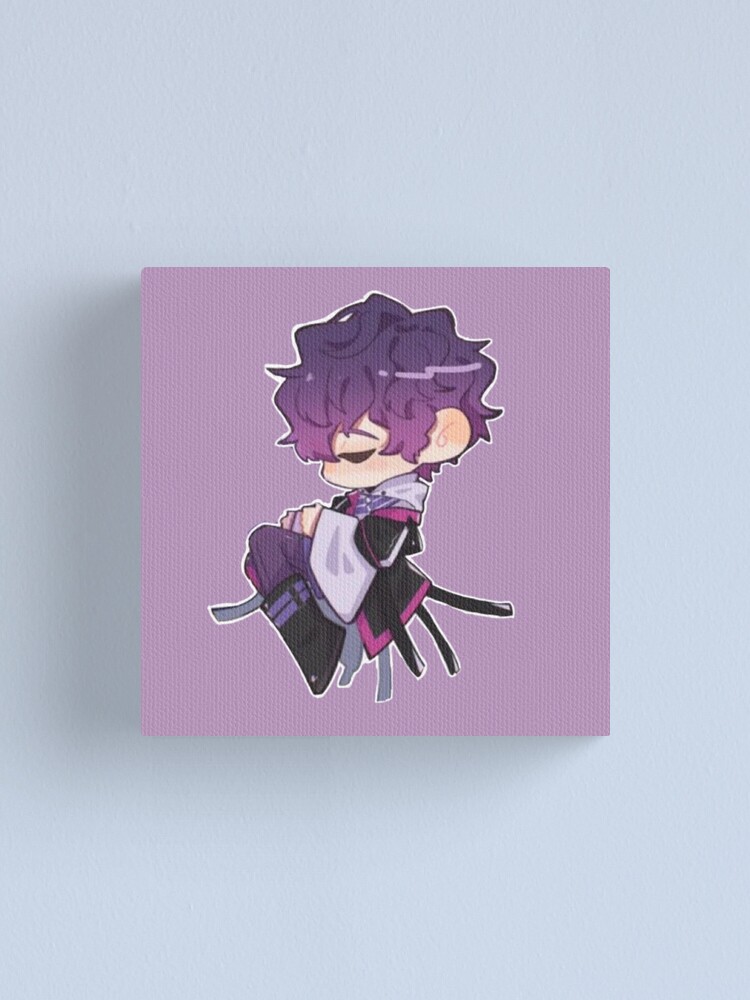 "Chibi of Uki violeta Uki - Nijisanji - Nijisanji En" Canvas Print for ...