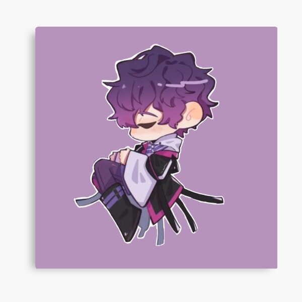 "Chibi of Uki violeta Uki - Nijisanji - Nijisanji En" Canvas Print for ...