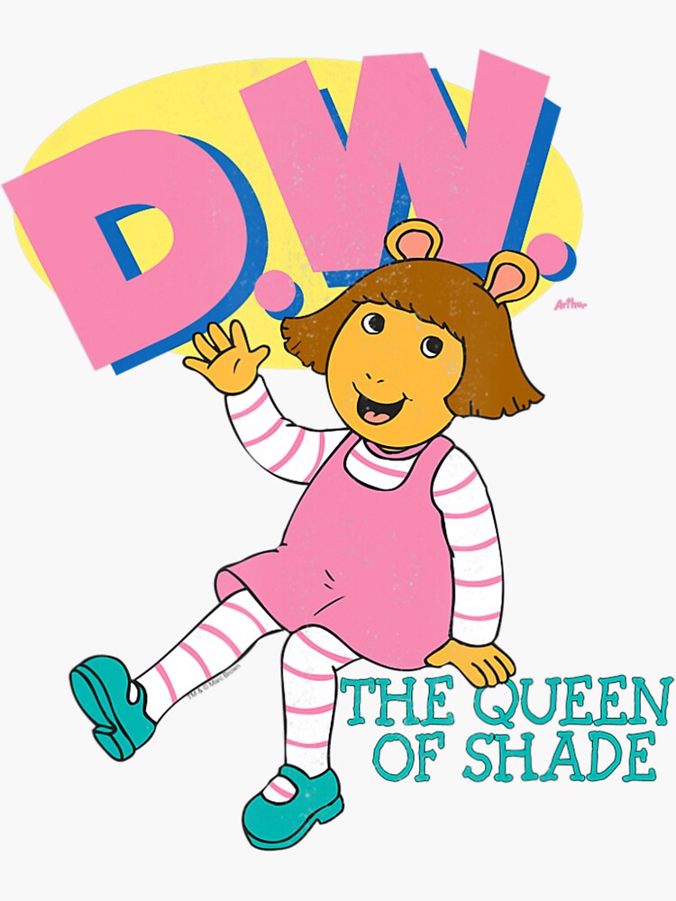 "Arthur D.W. The Queen Of Shade" Sticker for Sale by FujkinAichi ...