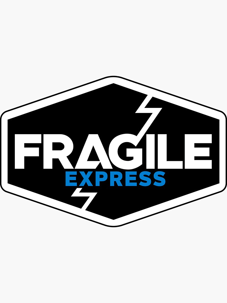 Pegatina «Dificultades El cataclismo destruye los seres vivos Fragile ...