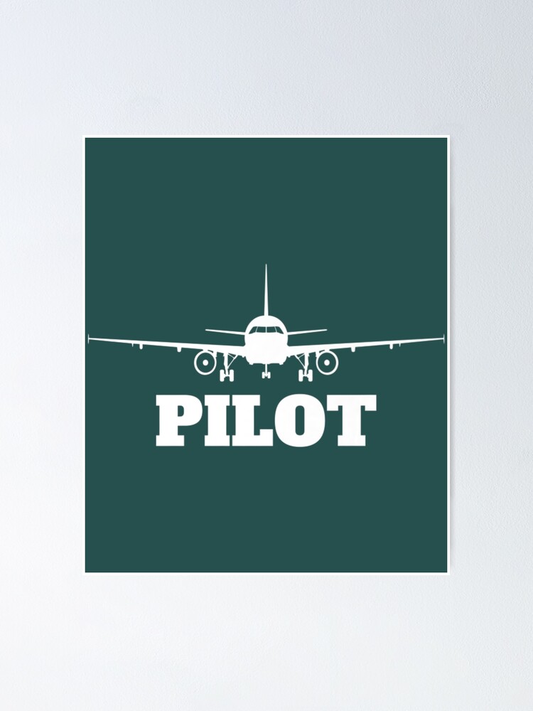 "Aviation Airplane Flying Airline Co-Pilot Pilot" Poster for Sale by ...
