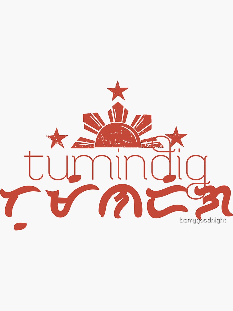 "Tumindig Filipino Tattoo" Sticker for Sale by berrygoodnight | Redbubble