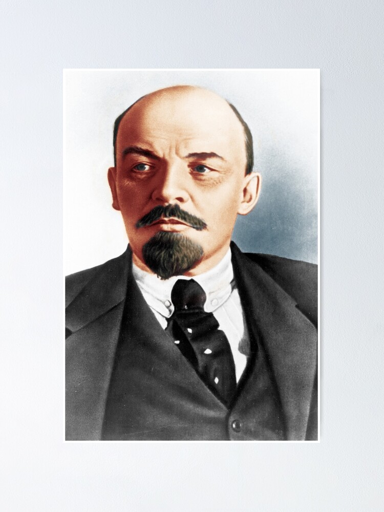 "Lenin portrait" Poster by Khokhloma | Redbubble