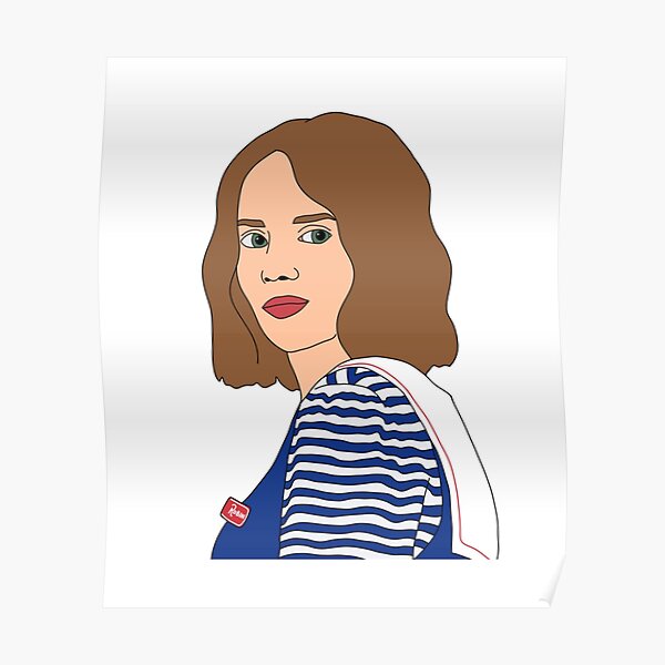 "Robin stranger things 3 illustration " Poster for Sale by hoyceThekla ...