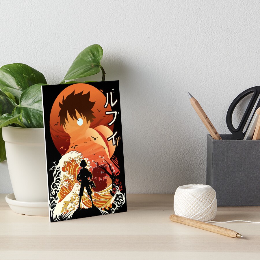 "monkey d Luffy" Art Board Print for Sale by JonathanJeffrey | Redbubble