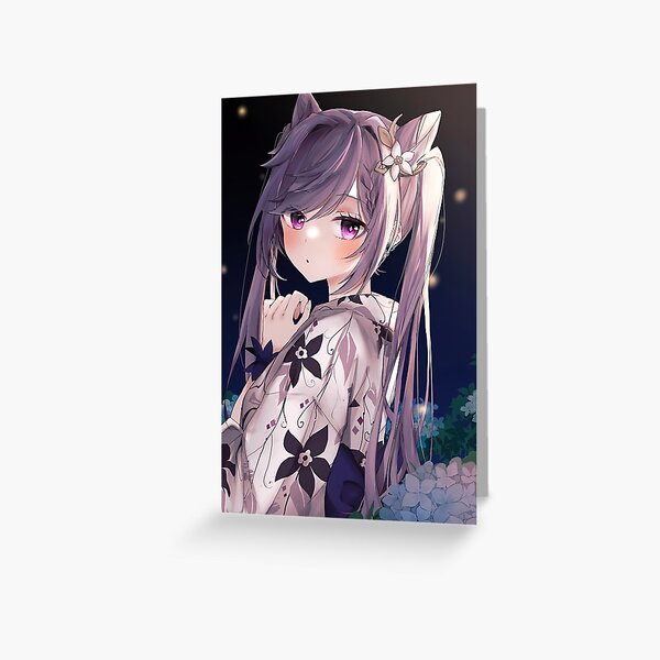 "Cute Keqing Genshin Impact" Greeting Card for Sale by BataviaAnime ...