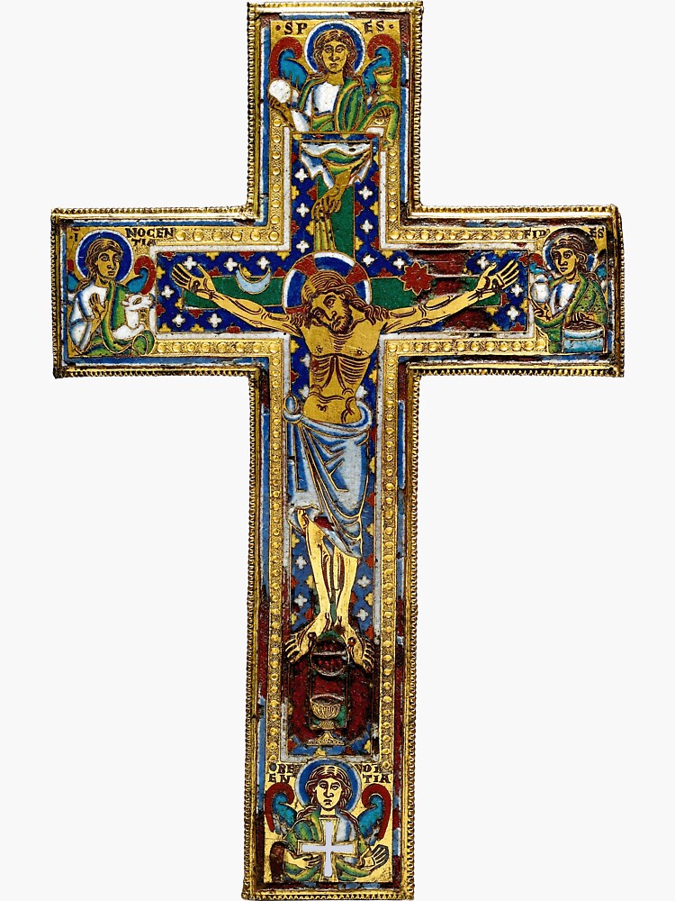 "Medieval Cross" Sticker for Sale by Bazyartass | Redbubble