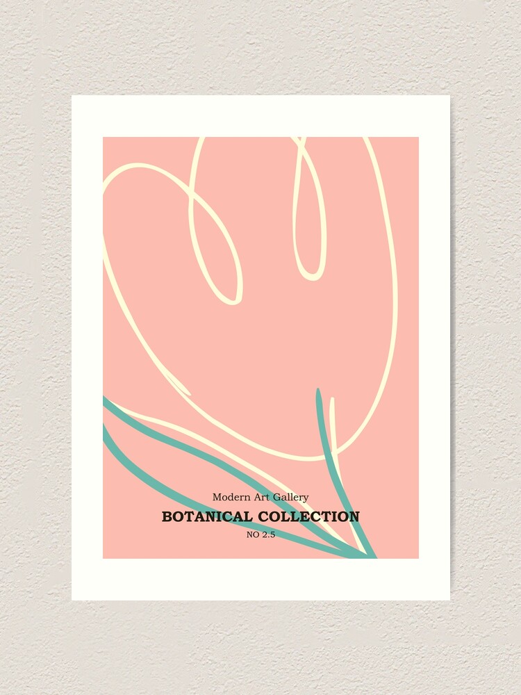 "Flower market, Botanical art, Cute abstract flowers, Exhibition print ...