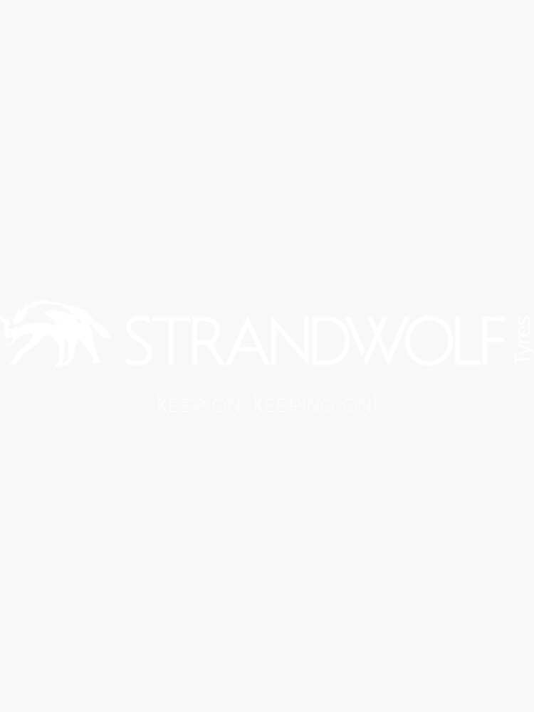 "Hardship Cataclysm Destroys Living Things Strandwolf Logo - White ...
