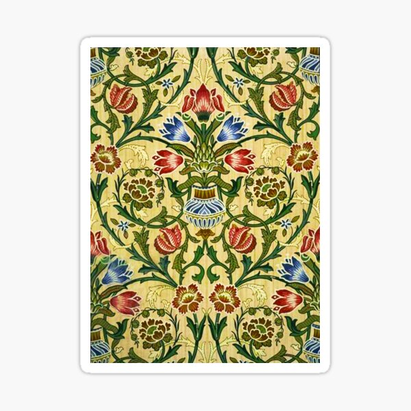 "William Morris Textile Design" Sticker for Sale by magicmagnet | Redbubble