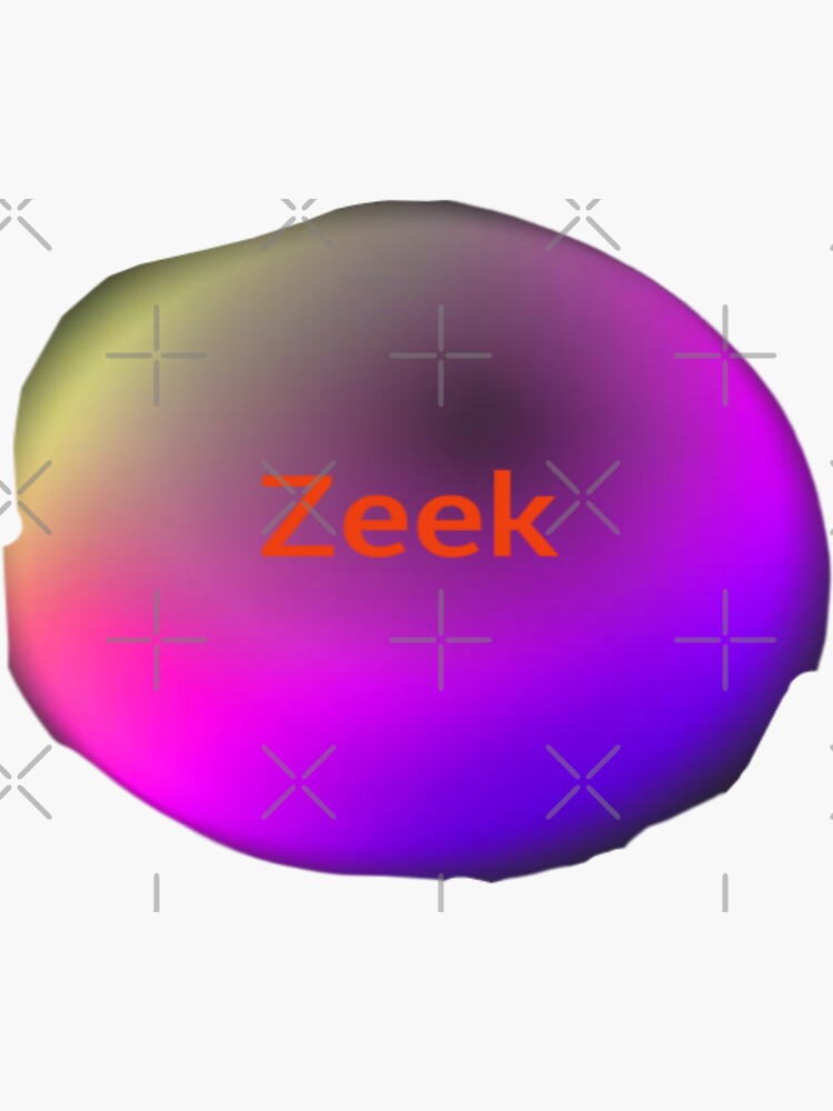 "Zeek" Sticker for Sale by Mohammad-kh | Redbubble